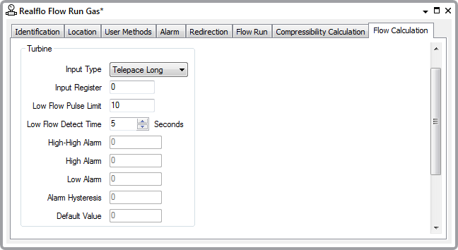 SCADAPack Modbus Realflo Driver Guide - AGA-7 Turbine Properties (Configuring a SCADAPack Modbus ...